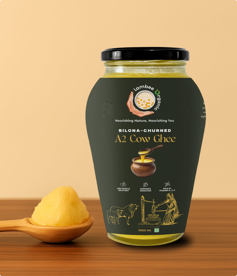 Pure A2 Sahiwal Cow Bilona Ghee – Lambee Organic